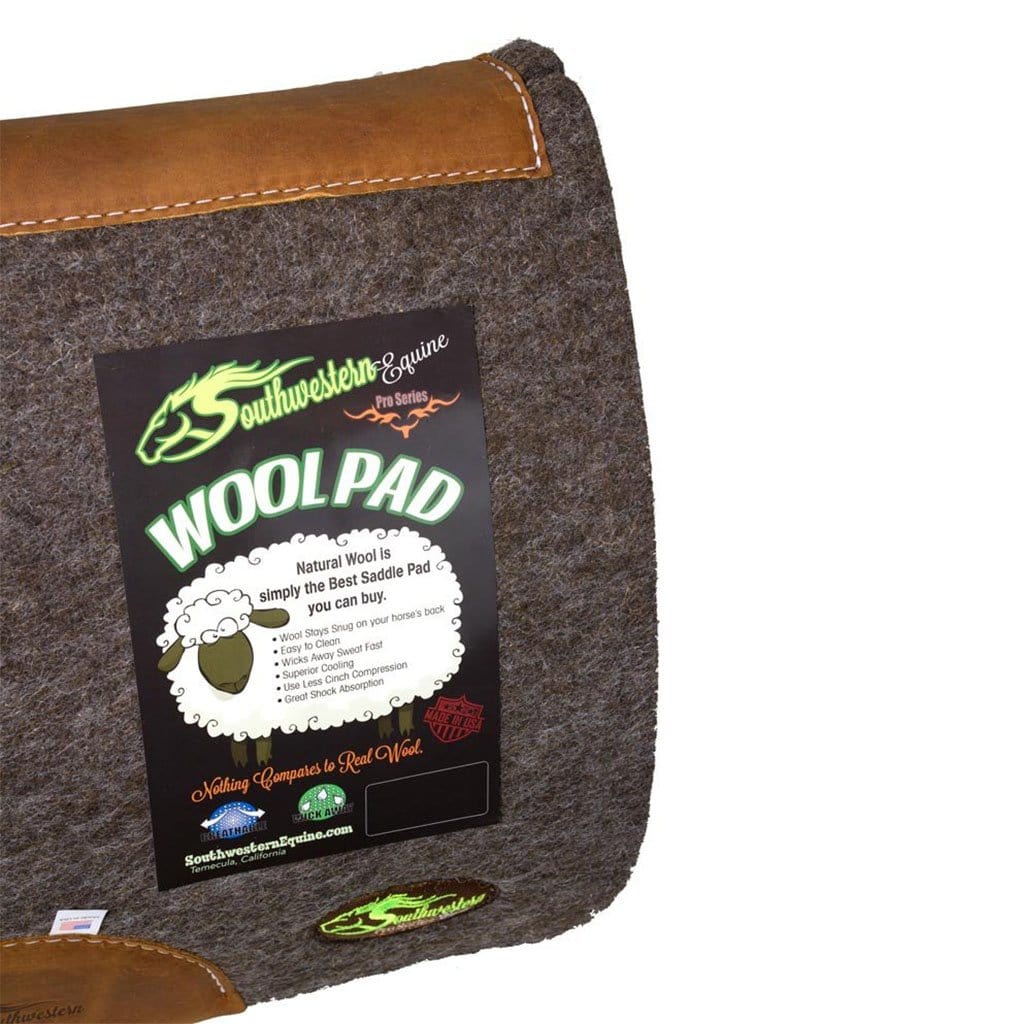 Silverado Wool Western Saddle Pad | Contoured Fit | SouthwesternEquine